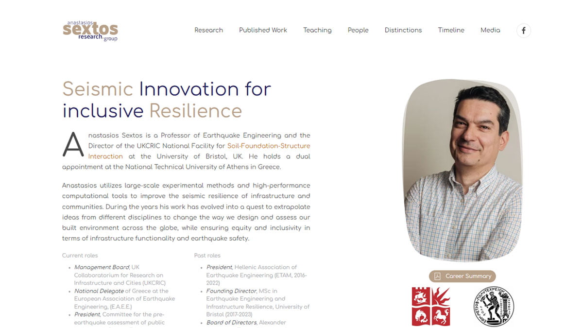 Published Work - Anastasios G. Sextos